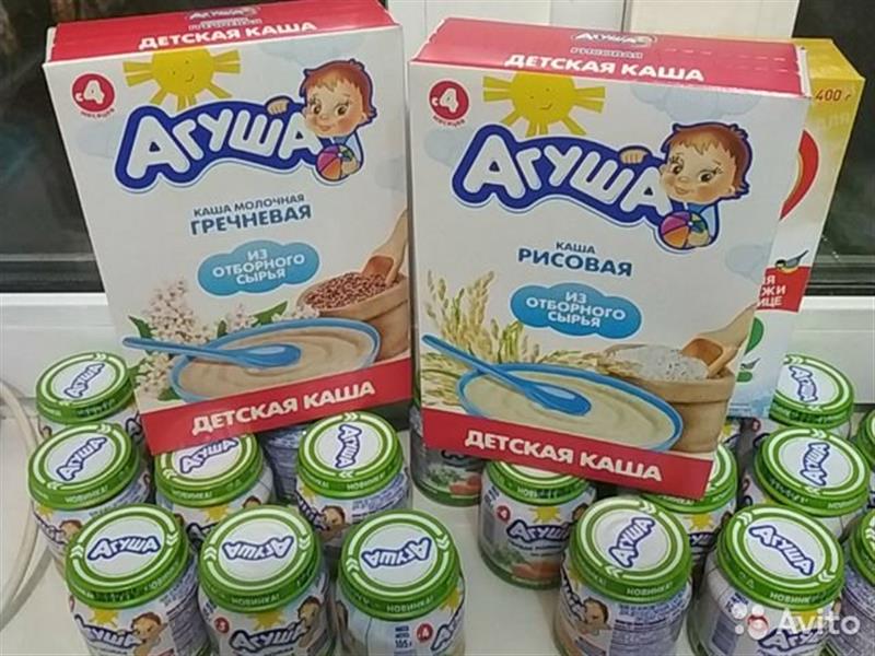 Агуша каша детская гречневая рисовая фрутоняня купить за 50 р. в Москве ...